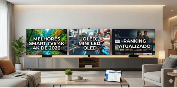 Melhores Smart TVs 4K De 2026: O Ranking Definitivo Para Sua Casa!